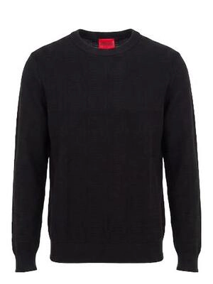 Hugo Sweater Size Cotton - Black