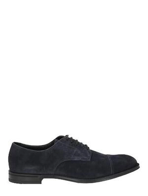 DOUCAL'S Suede Derby Shoes - Navy