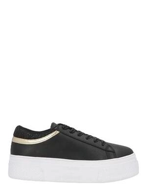 Armani Exchange Textile Fibers Sneakers - Black