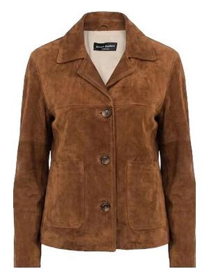 STREET LEATHERS Jacket Camel Size Leather - Beige