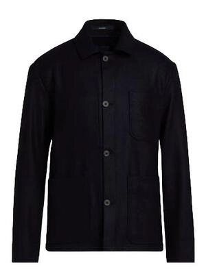 DRUMOHR Jacket Charcoal Size Virgin Wool - Blue