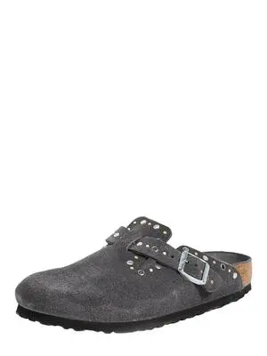 BIRKENSTOCK Boston Rivets Tonal Clogs Charcoal