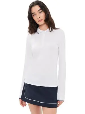 Rlx Ralph Lauren Ribbed Polo Shirt - White