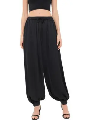 Cinq À Sept Esme Satin Verne Pants - Black