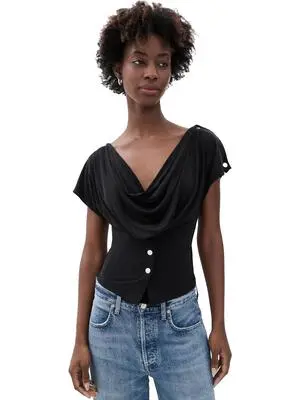 With Jéan Sienna Top - Black