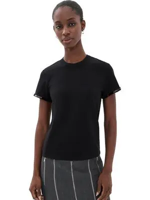 3.1 Phillip Lim Embellished T-shirt - Black