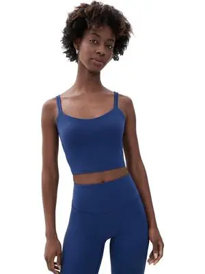 Beyond Yoga Inthezone Strappy Cropped Tank - Deep Ocean