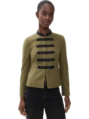 Rag & Bone Mercer Regalia Wool Blazer - Army