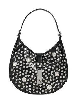 POLO RALPH LAUREN Studded Leather Shoulder Bag