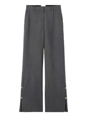 Claudie Pierlot Virgin Wool Trousers - Grey