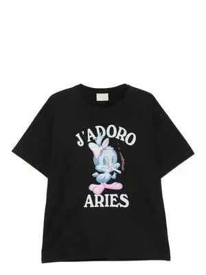 Aries Graphic-print T-shirt - Black