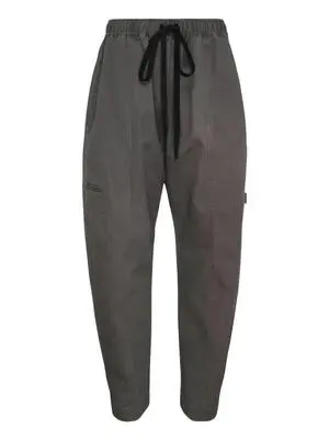 LEE MATHEWS Drawstring-waist Cargo Pants - Grey