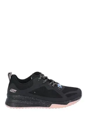 Sketchers Bobs Speckled-midsole Sneakers - Black