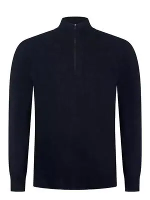 Kiton Quarter-zip Sweater Blue