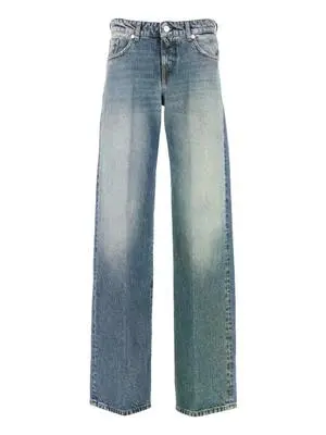 NINE:INTHE:MORNING Rocio Wide-leg Jeans - Blue