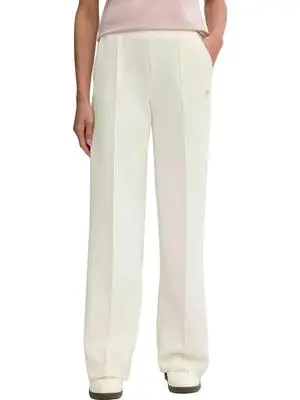 Guess Logo-plaque Pintuck Trousers - Neutrals