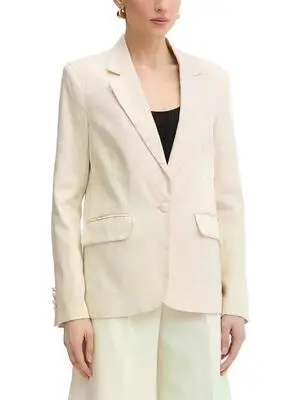 SILVIAN HEACH Single-breasted Notched-lapels Blazer - Neutrals