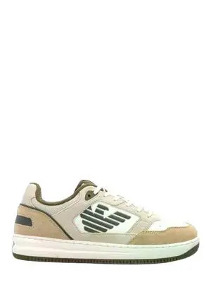 EA7 Logo-patch Sneakers - Neutrals