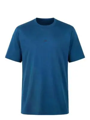 C.P. COMPANY Logo-print Raglan-sleeve T-shirt - Blue