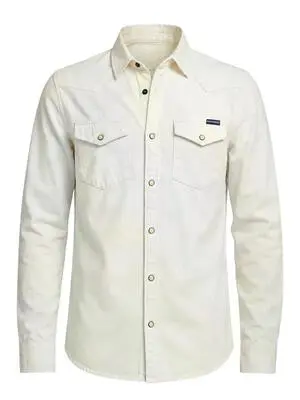 Superdry Western-style Panelled Shirt - Neutrals