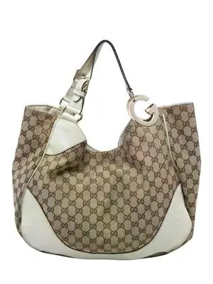 Gucci GUCCI GG Canvas Charlotte Tote Bag White