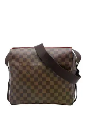 LOUIS VUITTON 2005 Damier Ebene Naviglio Crossbody Bag - Brown