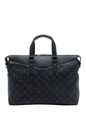LOUIS VUITTON Monogram Eclipse Explorer Business Bag - Black