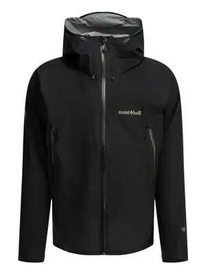 MONTBELL Storm Cruiser Logo-print Hooded Rain Jacket - Black