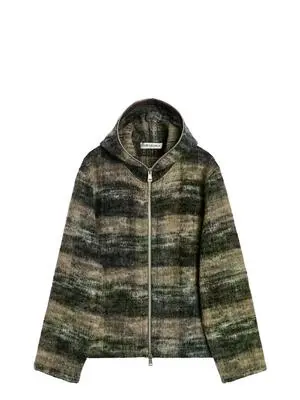 Our Legacy Check-pattern Hoodie - Grey