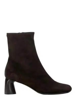 HALMANERA Suede Ankle Boots - Brown