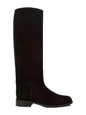 MARETTO Suede Knee-high Boots - Brown