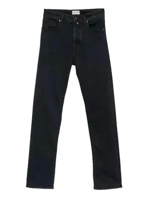 Jacob Cohen Logo-patch Jeans - Blue