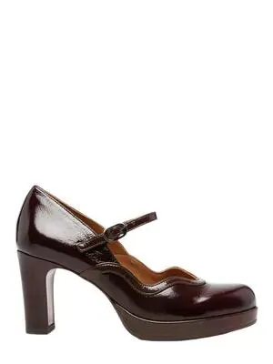 Chie Mihara Leather Pumps - Brown