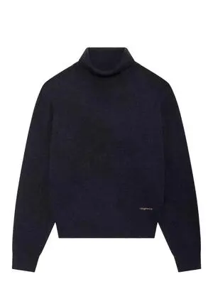 Zadig&Voltaire Souly Wool-cashmere Turtleneck Sweater - Blue