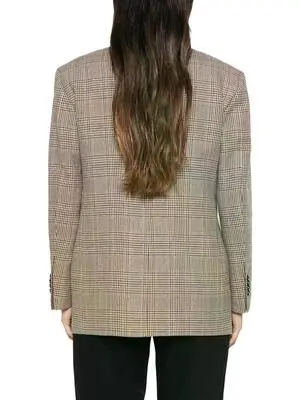 Tagliatore Check-pattern Double-breasted Jacket - Neutrals