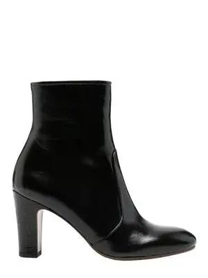 Chie Mihara Manel Croc-effect Leather Ankle Boots - Black