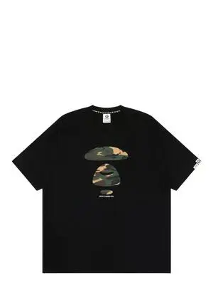 AAPE BY *A BATHING APE Aapeunvs Moonface T-shirt - Black