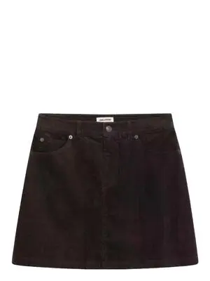 Zadig&Voltaire Jaimy Mini Skirt - Brown