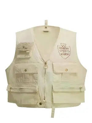 Kapital Multi-pocket Gilet - Neutrals