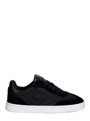 Guess Logo-patch Sneakers - Black