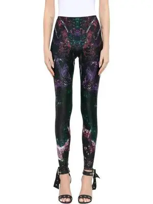 Alexander McQueen Printed Leggings - Black