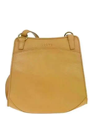 Loewe Leather Shoulder Bag - Neutrals