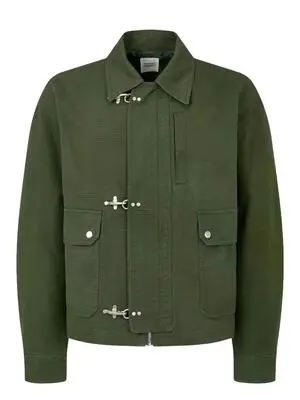 STUDIO TOMBOY Lobster-clasp Button-detail Jacket - Green