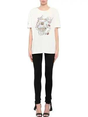 Givenchy Printed Crew Neck T-shirt - Neutrals