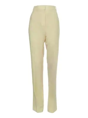 Attico Belt-loops Trousers - Yellow
