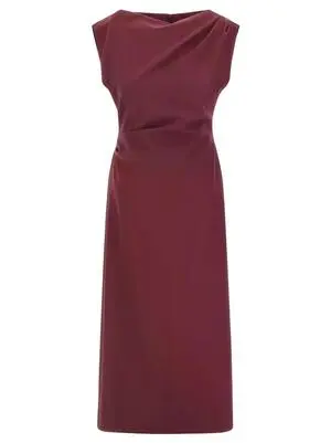 HERNO Herno Draped Midi Dress