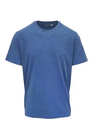 Rlx Ralph Lauren Marl-effect Raglan-sleeve T-shirt - Blue