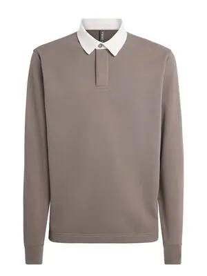 Vuori French Terry Cypress Rugby Shirt - Brown