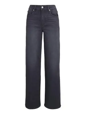 Paige Tatum Wide-leg Jeans - Black
