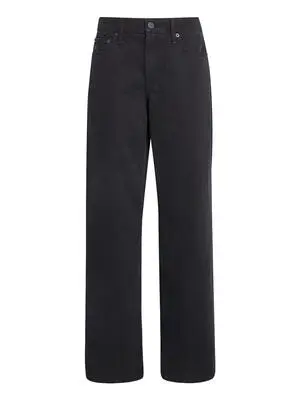 Rag & Bone Cam Straight Jeans - Black